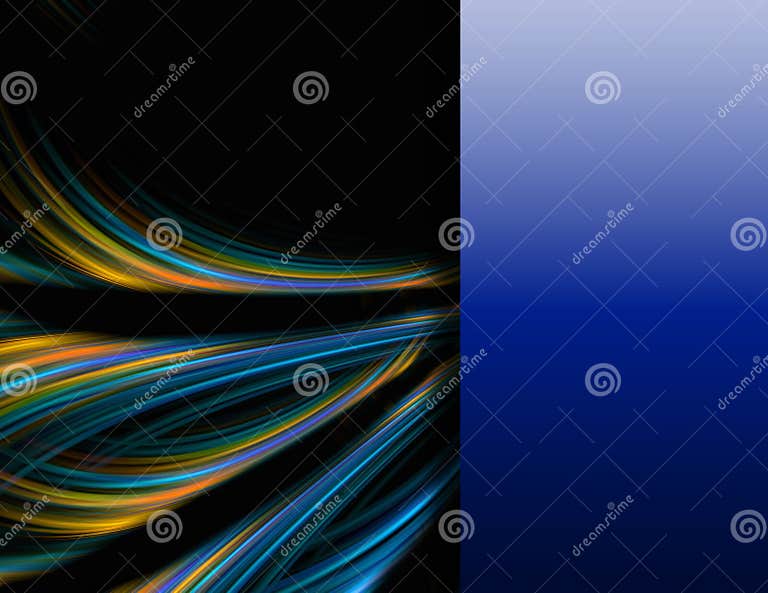 Electric border card stock illustration. Illustration of advertising ...