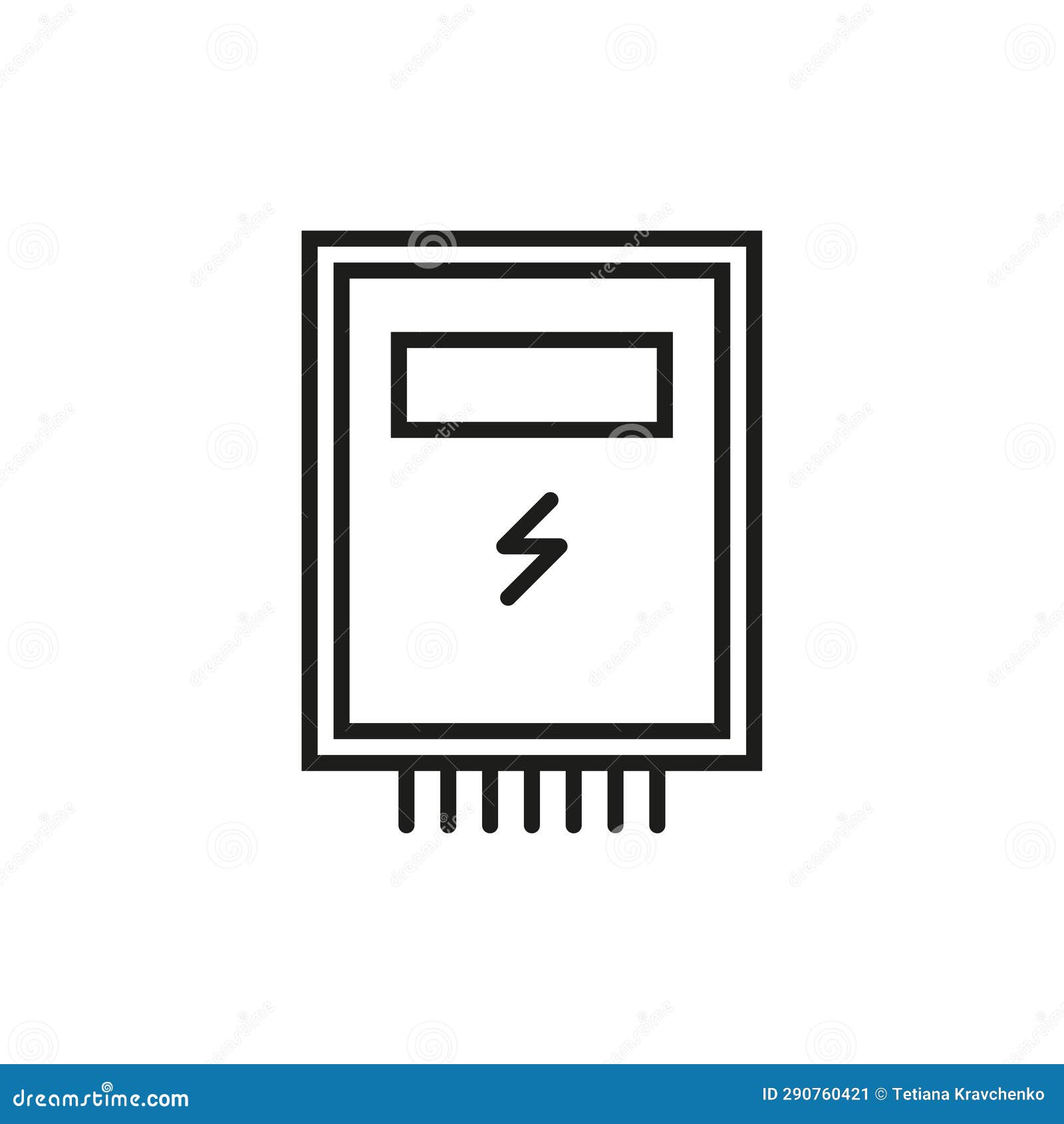 Electric Box Icon. Vector Illustration. EPS 10 Stock Illustration ...