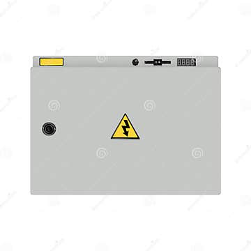 Electric Box, Industrial Electrical Control Panel . Vector Stock Vector ...