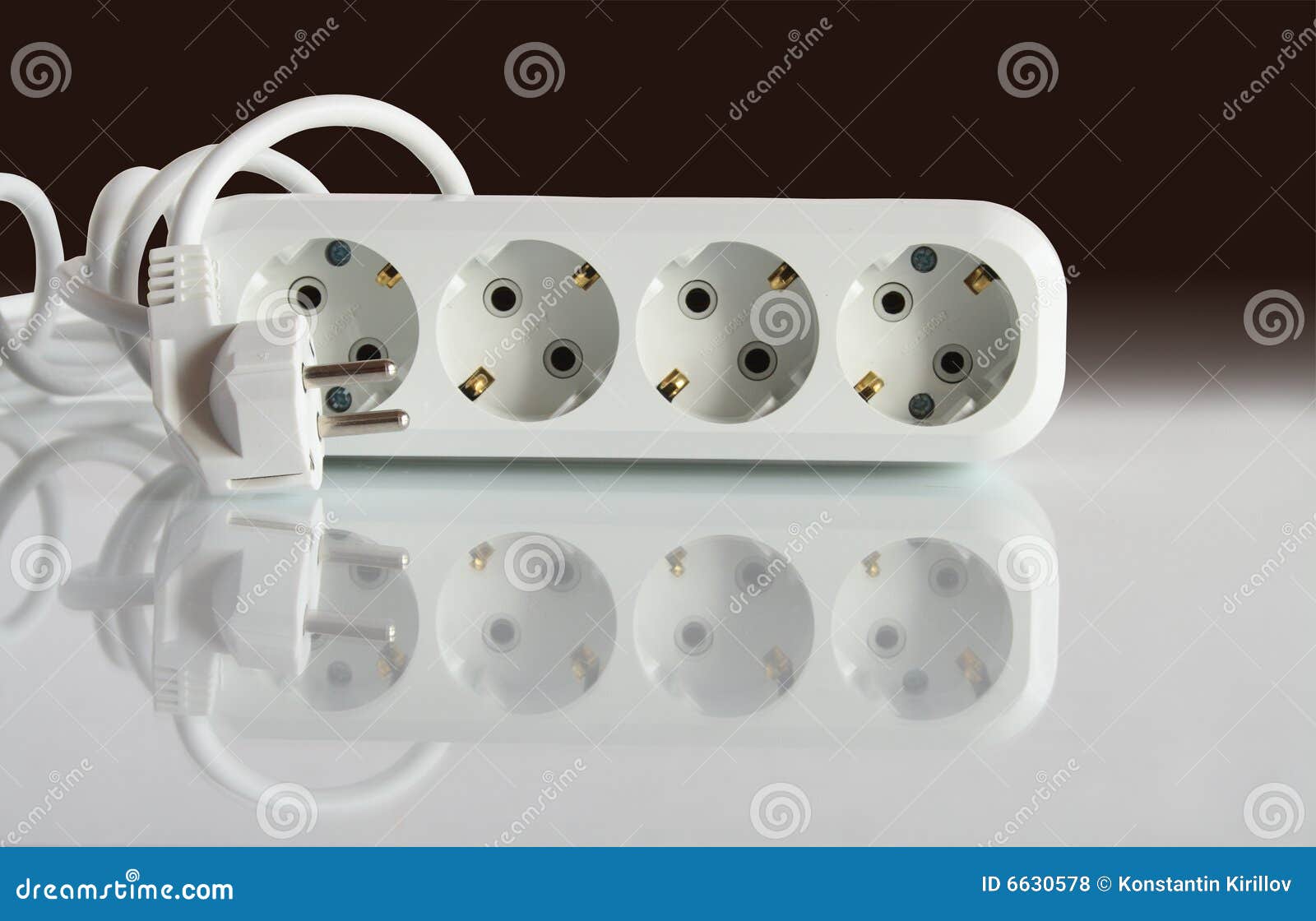 Electric branch with plug stock photo. Image of socket - 6630578