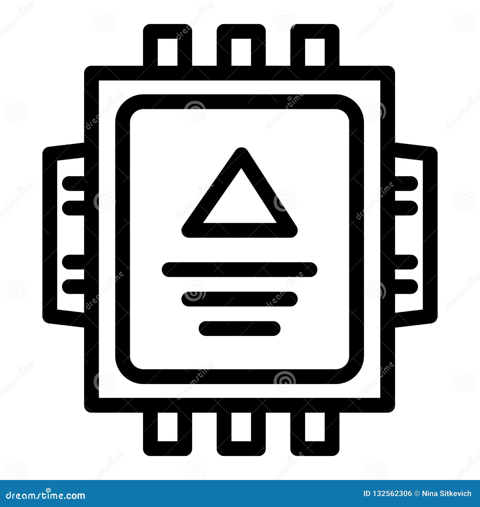 Set Electric Breaker Switchbox With Warning Sign And Red Buttons ...