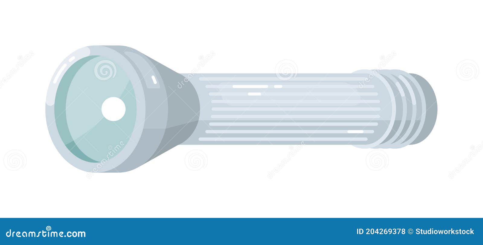 Flashlight Torch Icon Logo Sign Vector Outline | CartoonDealer.com ...