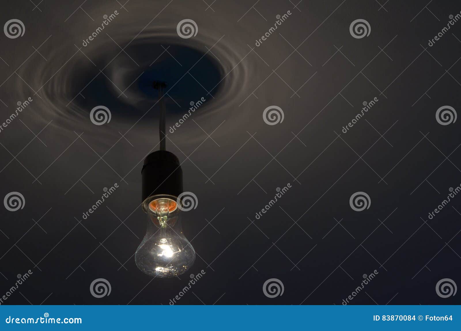 Electric bulb stock photo. Image of bulb, burning, dark - 83870084