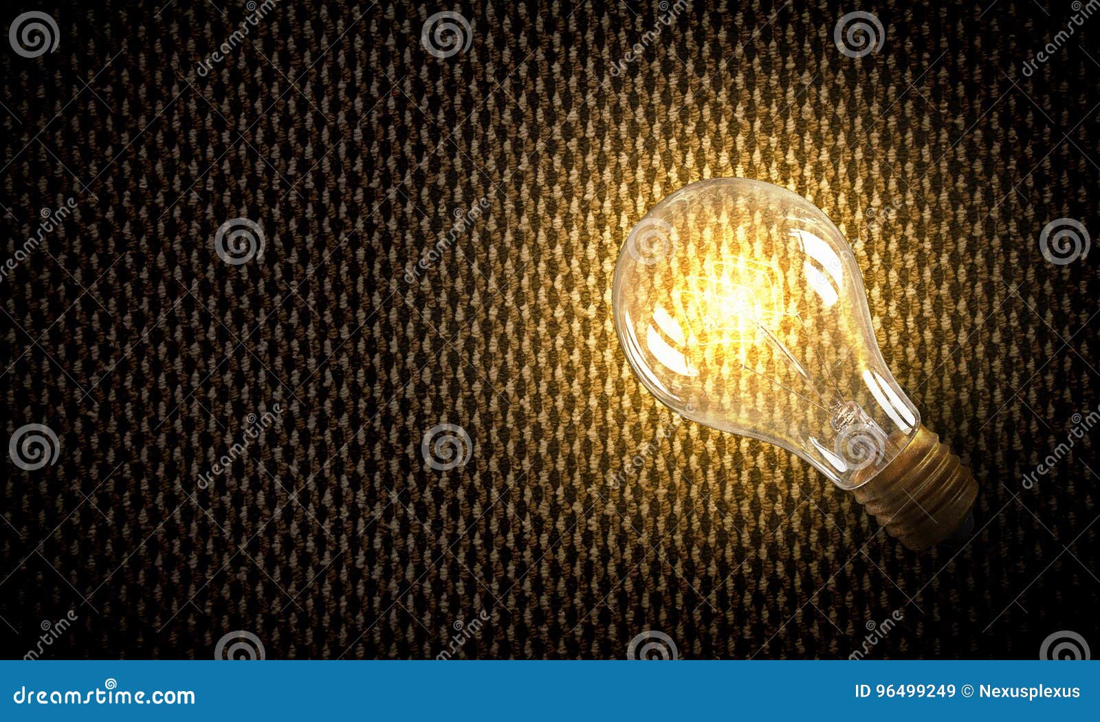 Electric bulb on texture stock illustration. Illustration of light ...