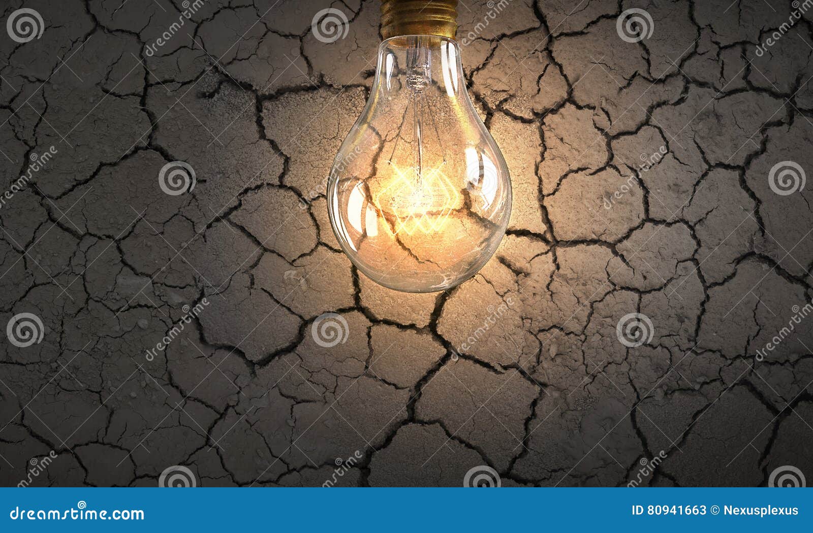 Electric Bulb on Texture . Mixed Media Stock Image - Image of business ...