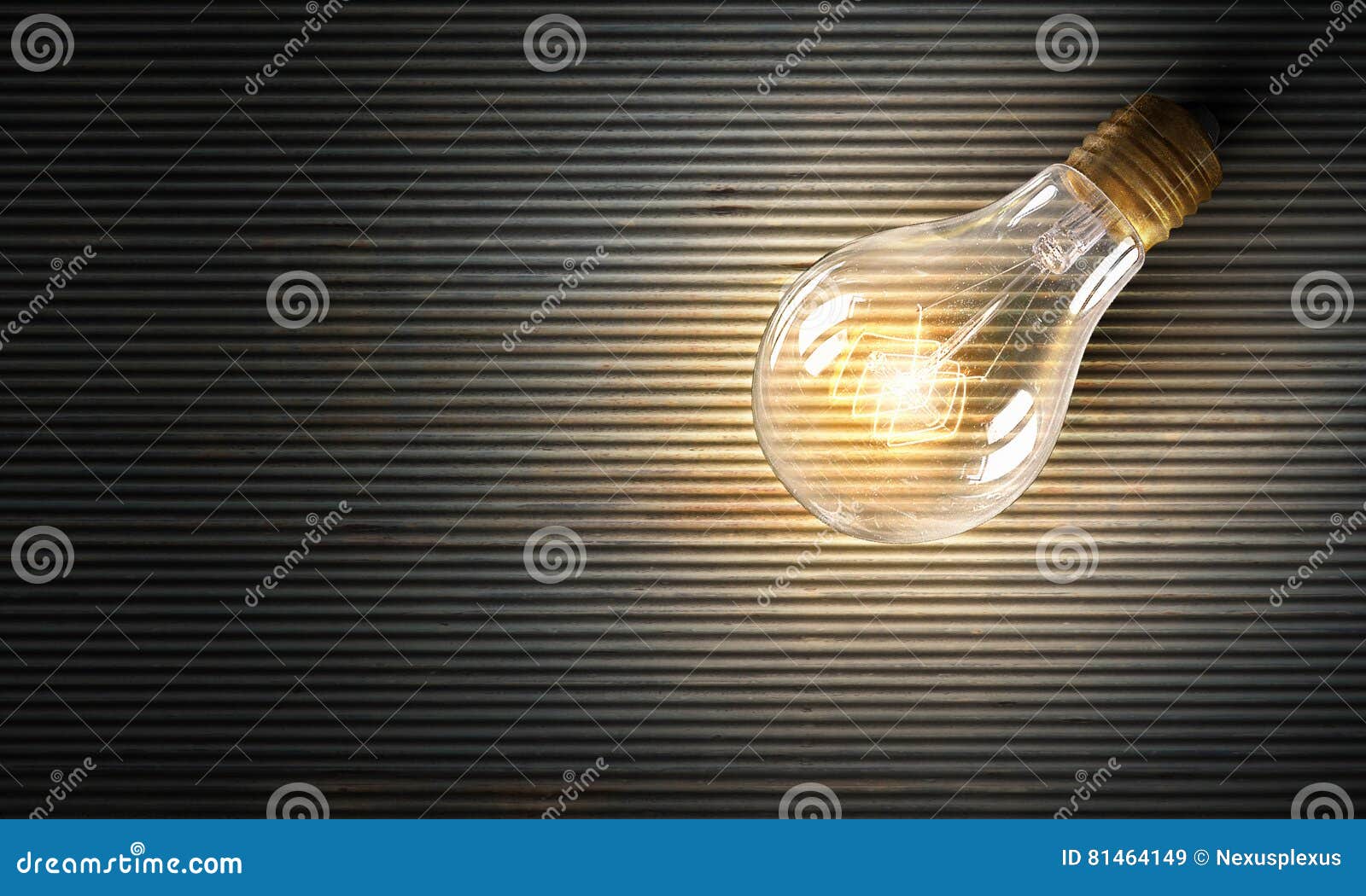 Electric Bulb on Texture . Mixed Media Stock Image - Image of save ...