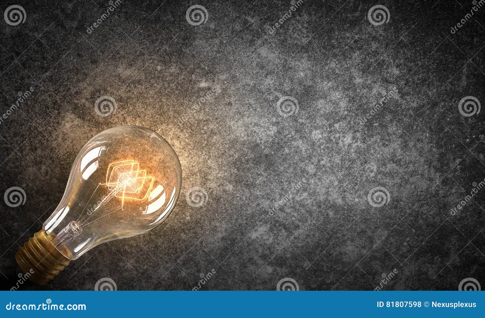 Electric Bulb on Texture . Mixed Media Stock Photo - Image of energy ...