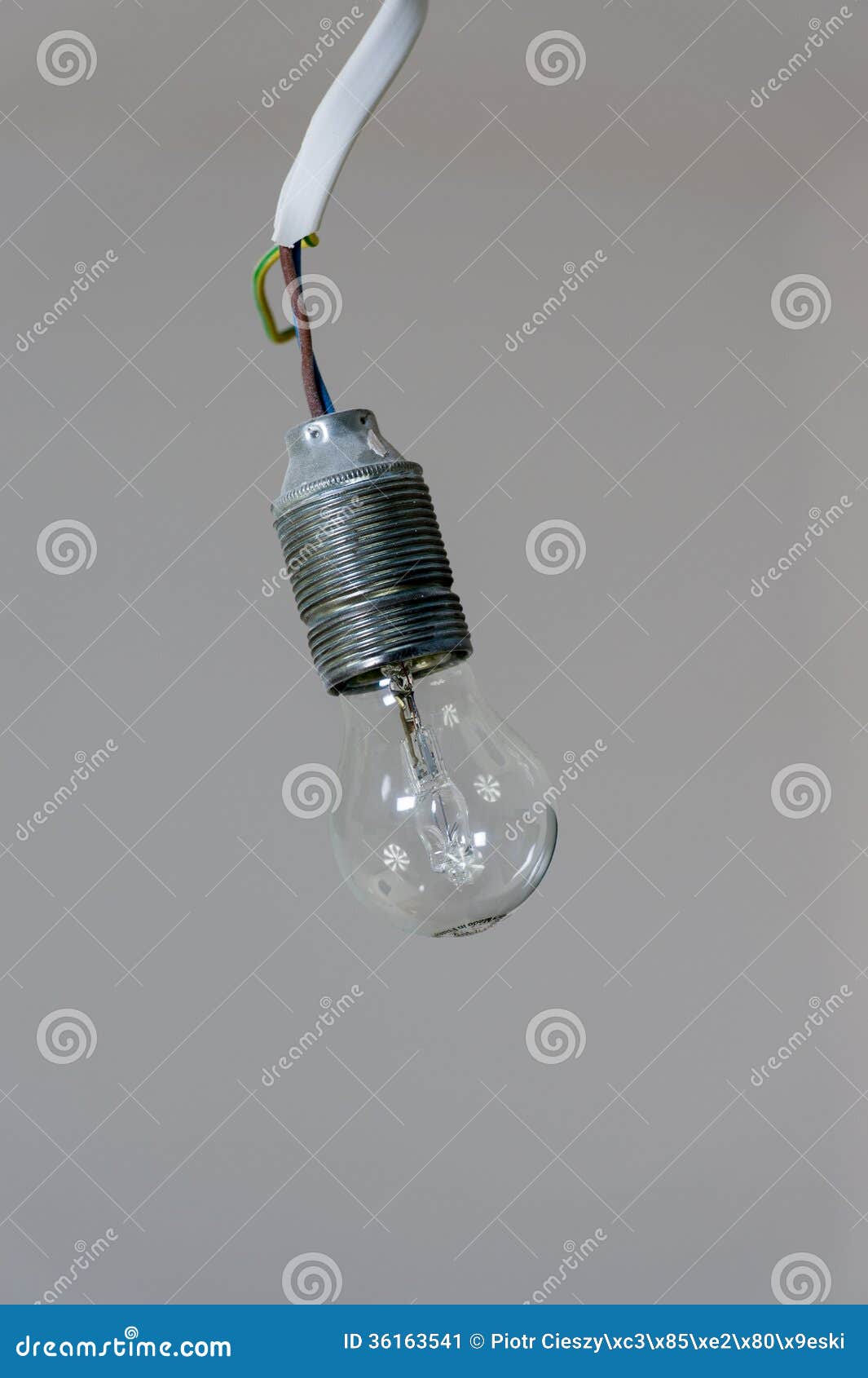 Electric bulb stock image. Image of bulb, cable, electric - 36163541