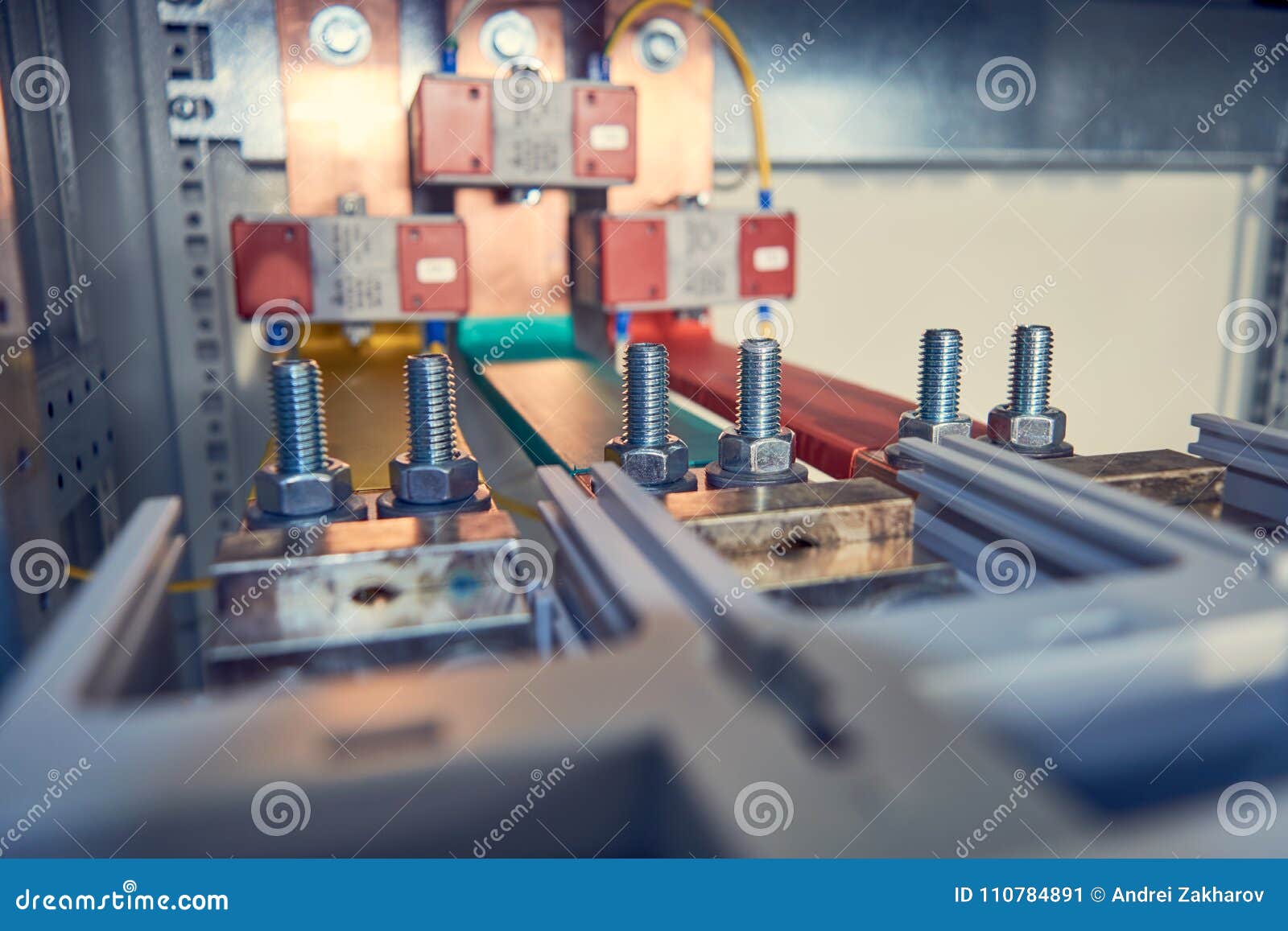 The Electric Busbars are Connected To the Switches by a Bolted ...