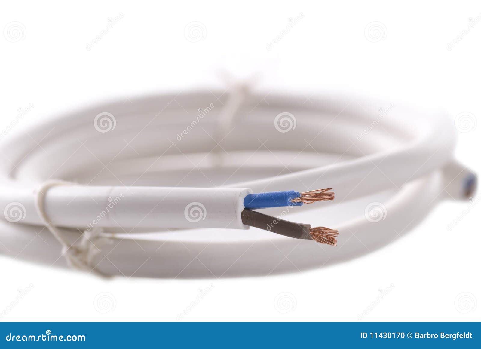 Electric Cable stock photo. Image of macro, cable, close - 11430170