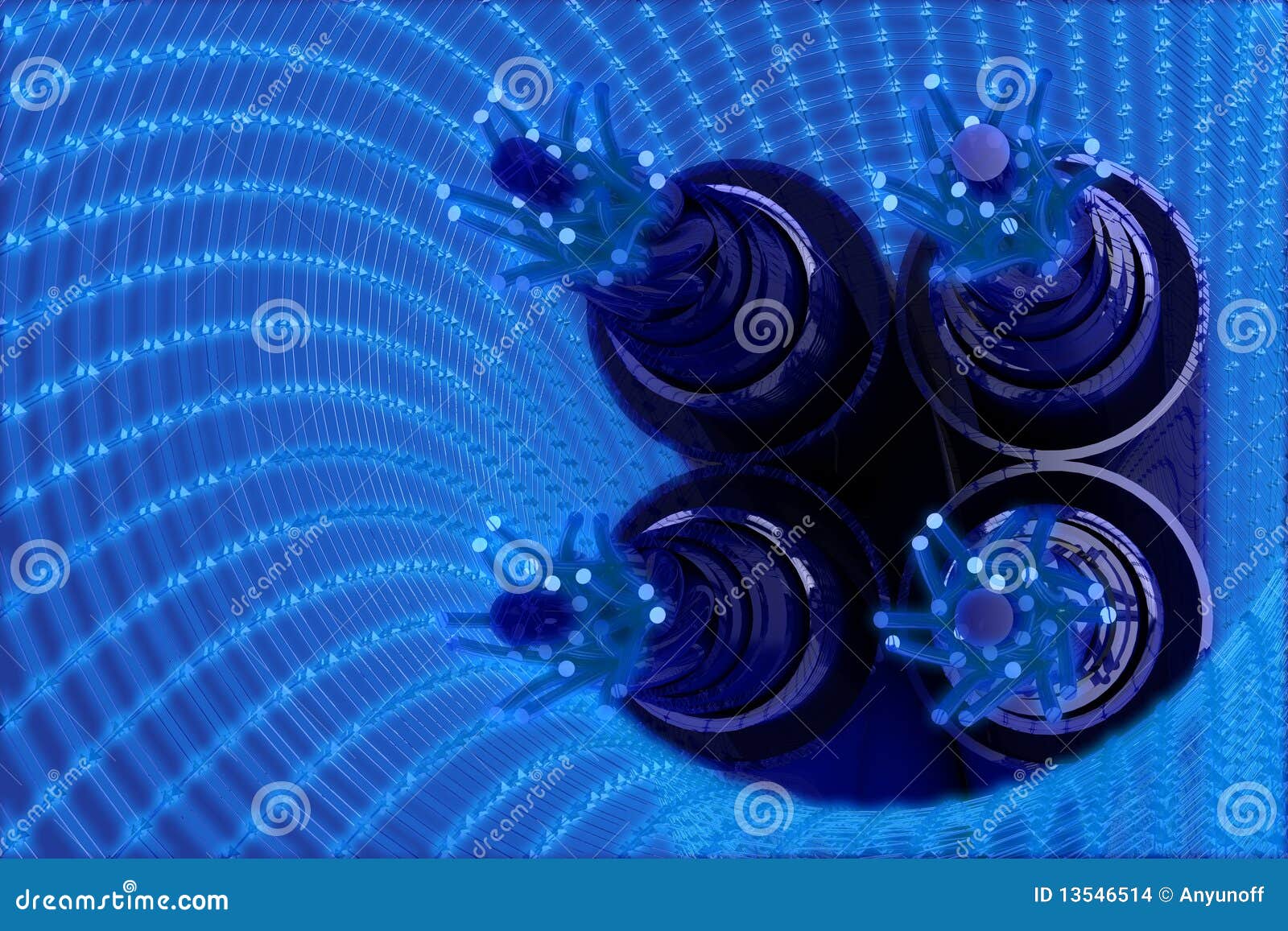 Electric cable stock illustration. Illustration of futuristic - 13546514