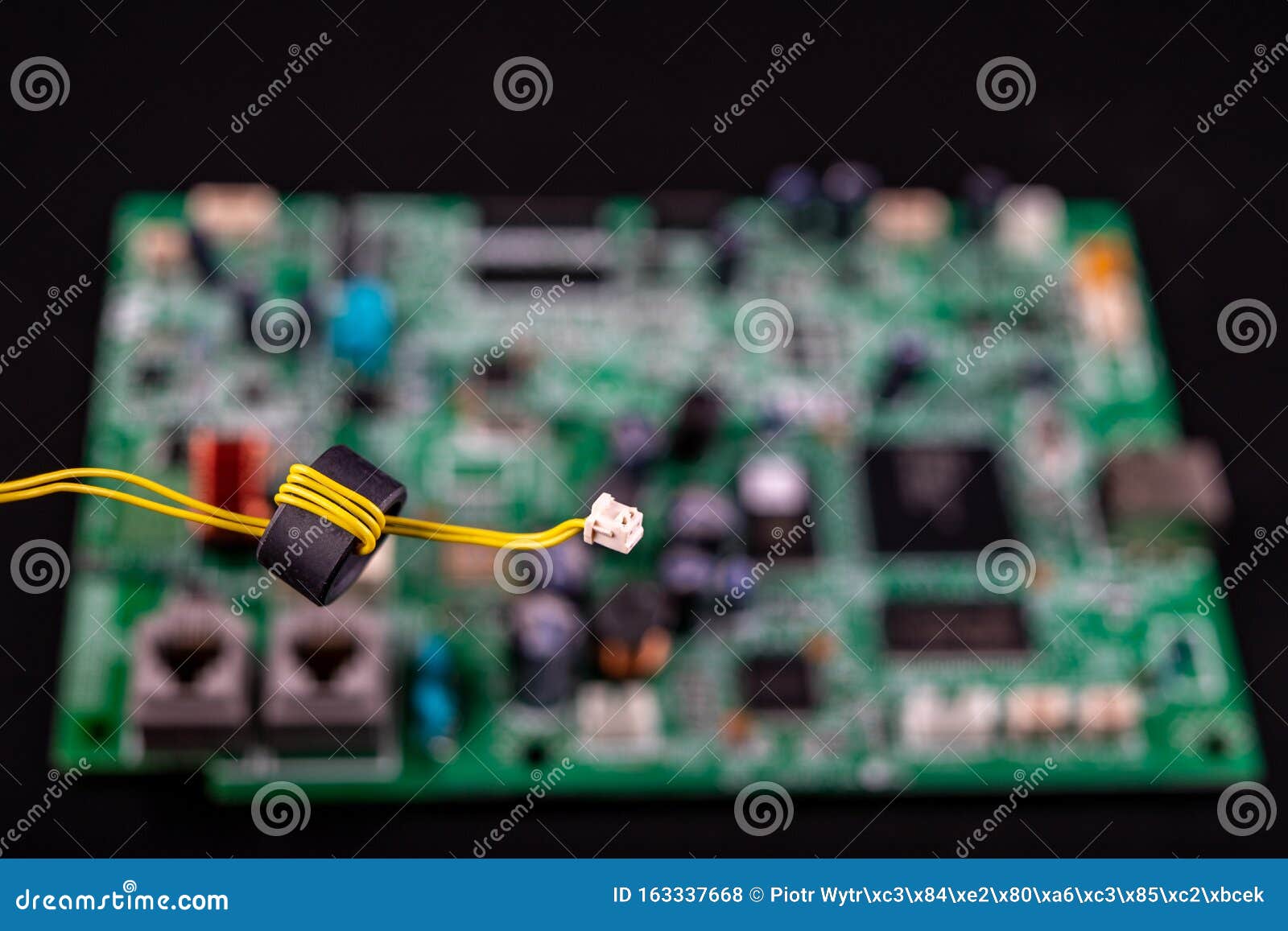 Electric Cable Braided on a Magnet. Interference Suppression Filter ...