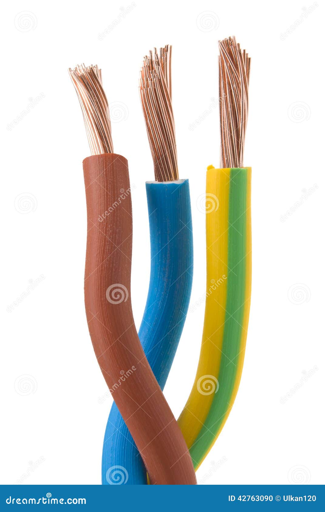 Electric cable stock photo. Image of copper, commercial - 42763090