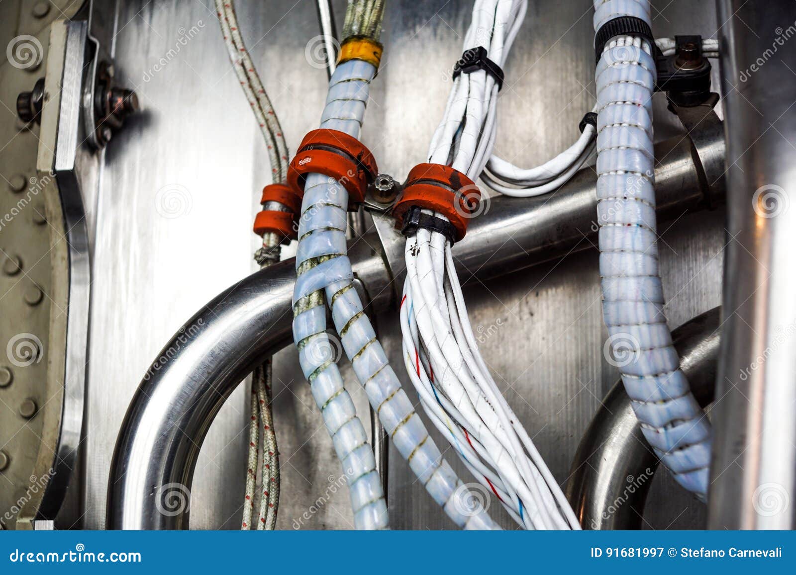 Electric Cable. Components of the Electrical Circuit. Industrial ...