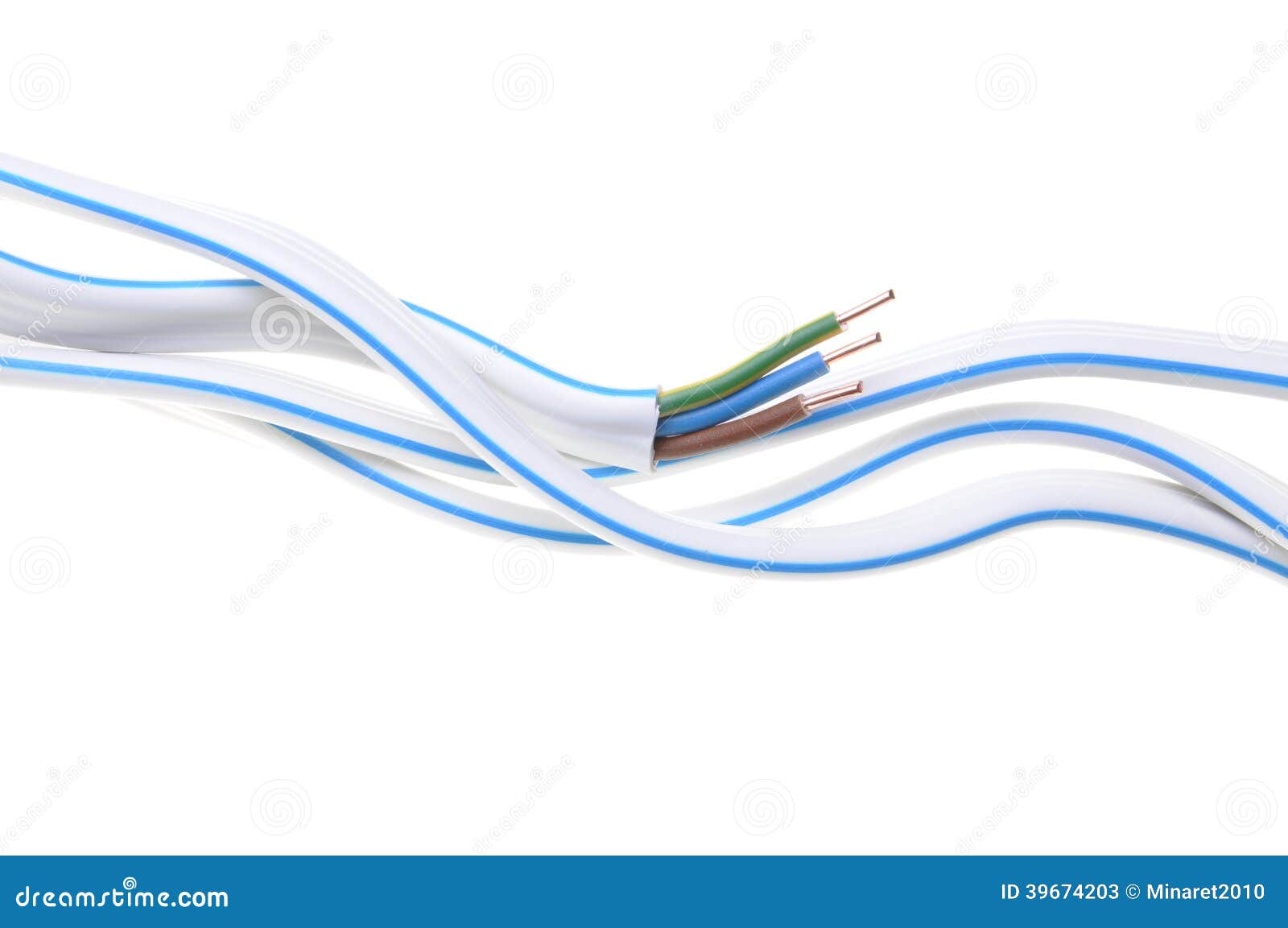 Electric cable stock image. Image of close, color, cabling - 39674203