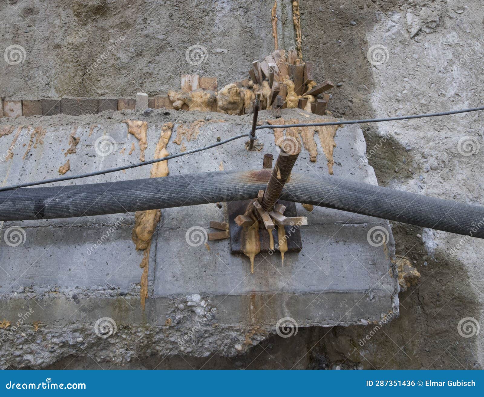 Electric Cable for Plugging Devices with Power Stock Photo - Image of ...