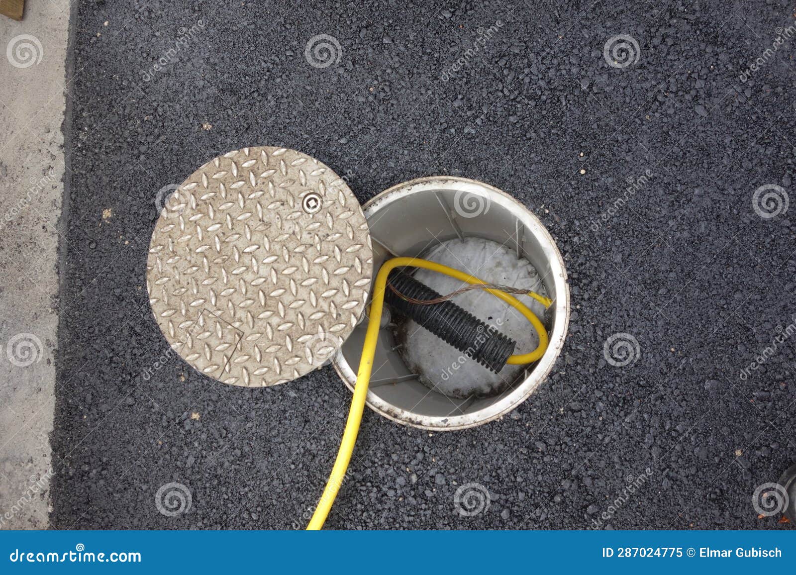 Electric Cable for Plugging Devices with Power Stock Image - Image of ...