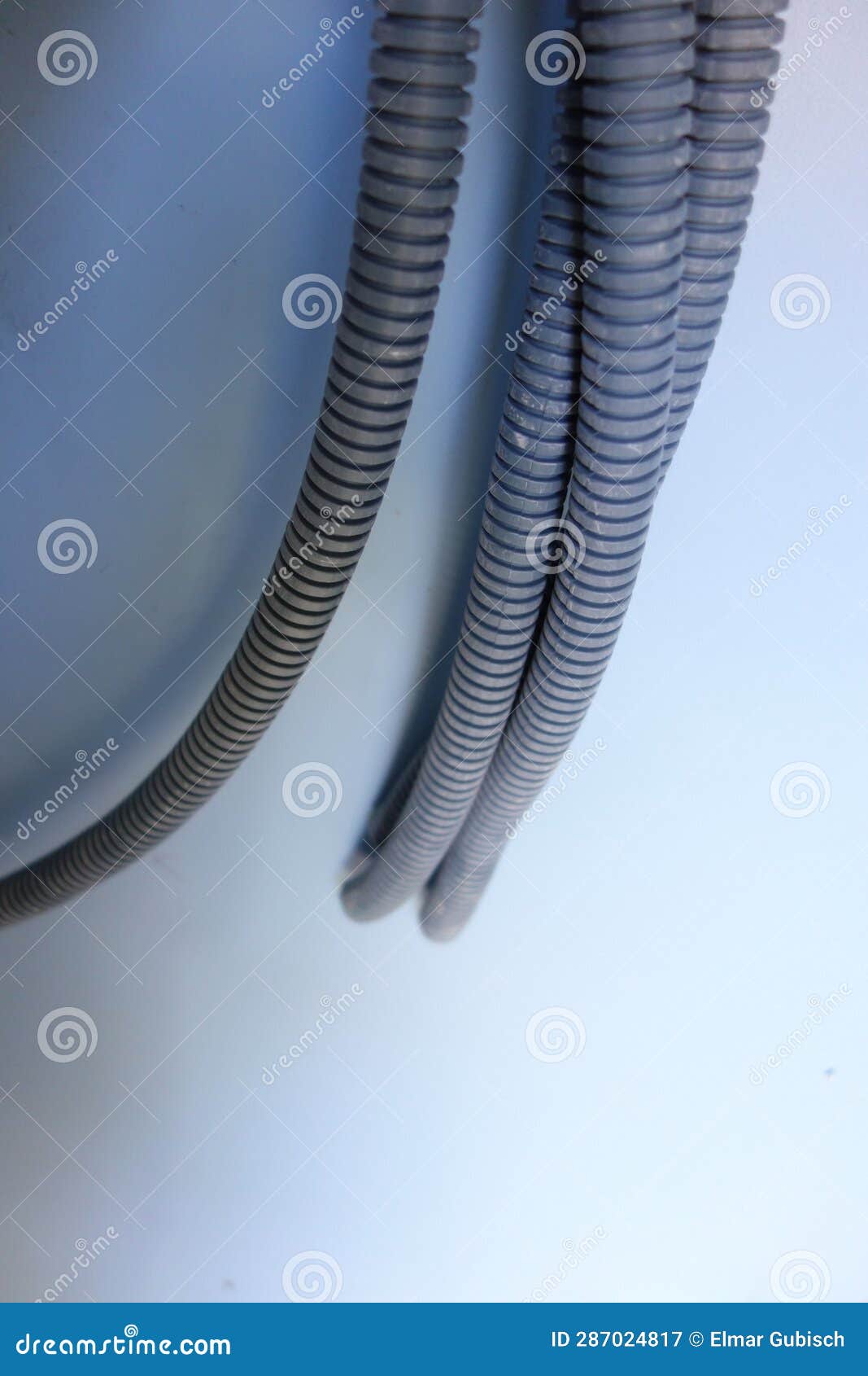 Electric Cable for Plugging Devices with Power Stock Image - Image of ...