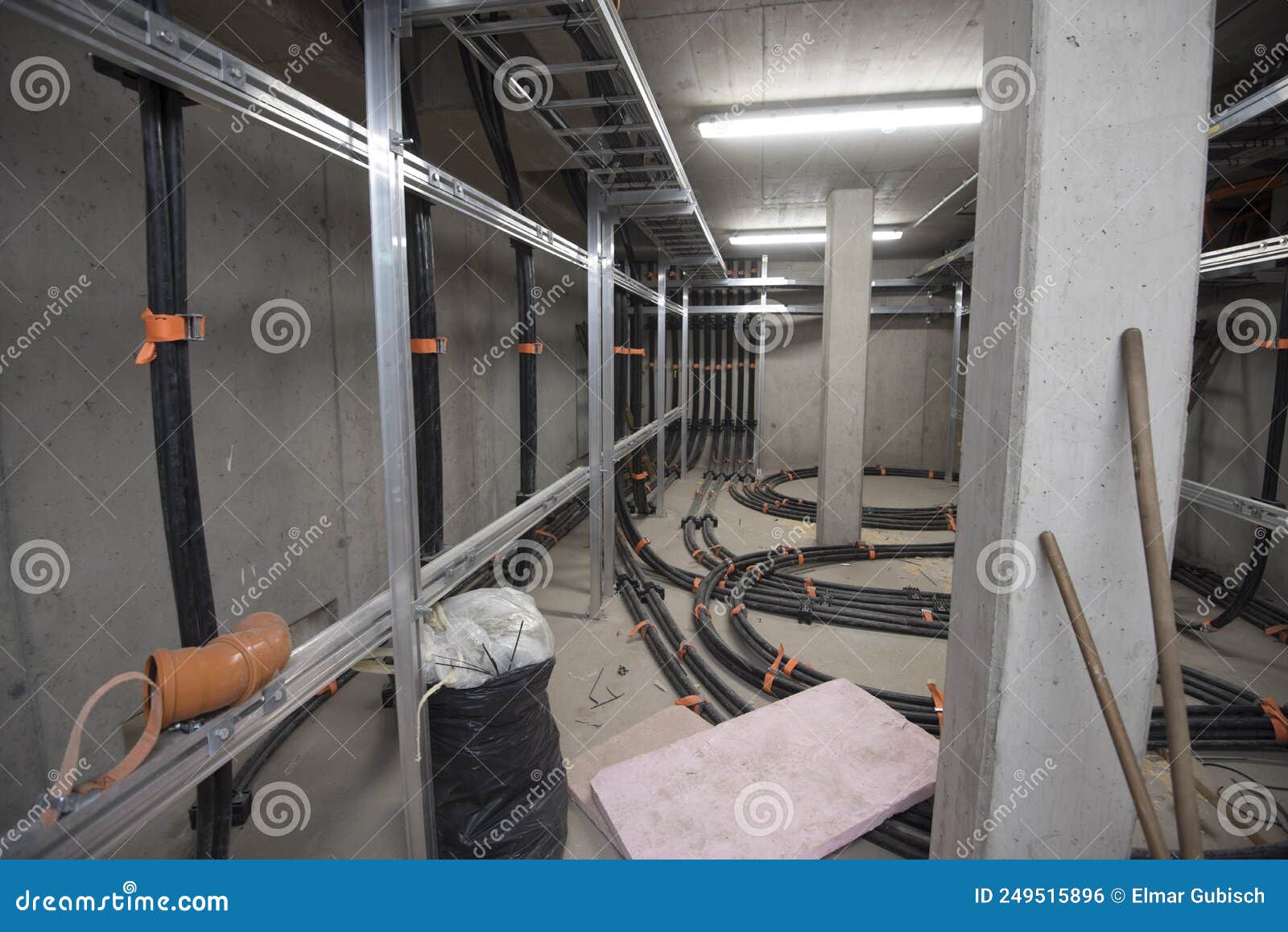 Electric Cable for Plugging Devices with Power Stock Photo - Image of ...