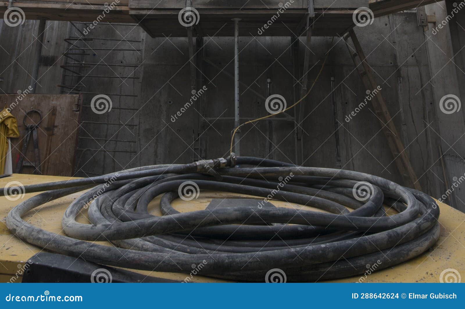 Electric Cable for Plugging Devices with Power Stock Photo - Image of ...