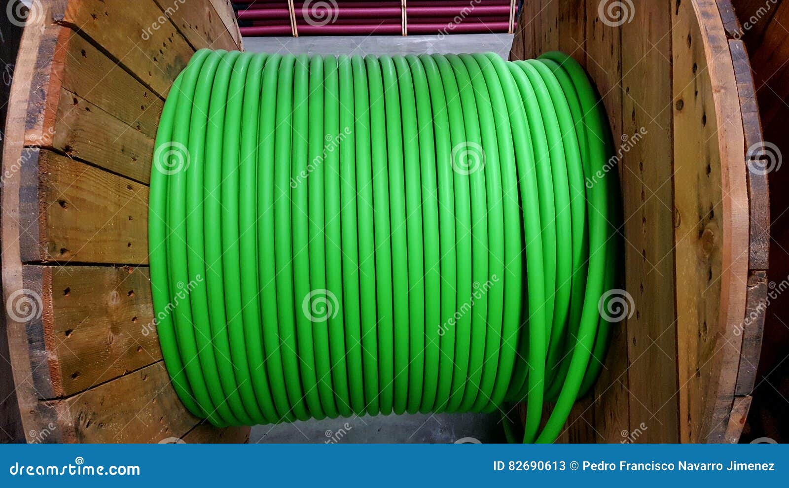Electric cable stock image. Image of technology, industrial - 82690613