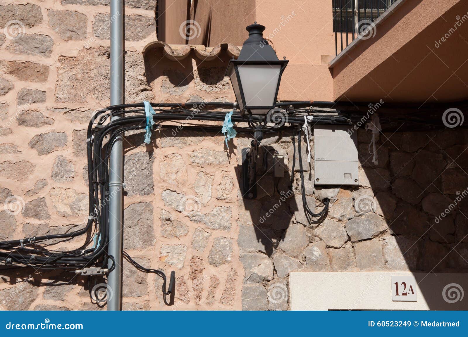 Electric cable stock image. Image of venter, spain, underbelly - 60523249