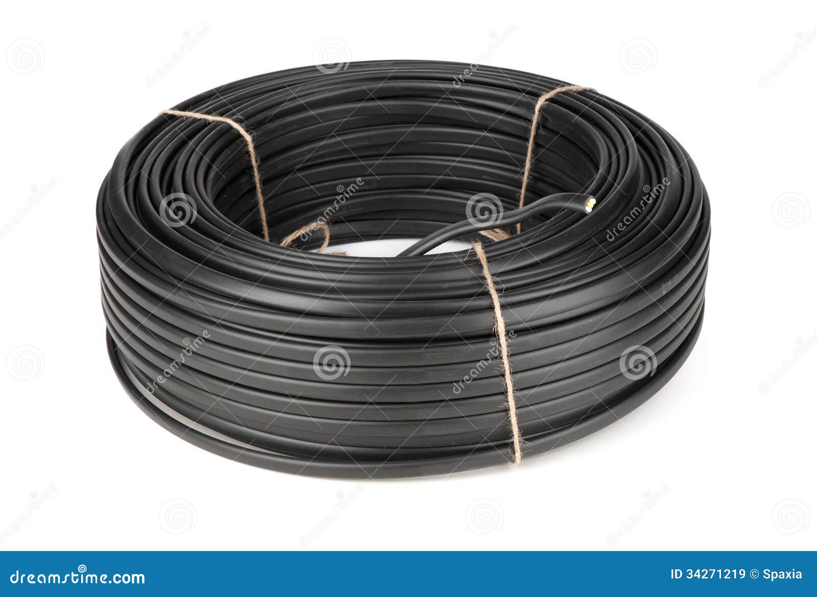 Electric cable stock image. Image of connection, electric - 34271219