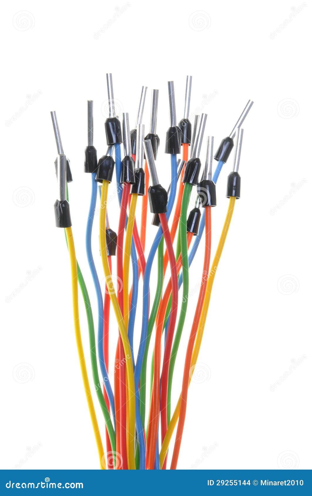 Electric Cables Installation with Terminals Stock Photo - Image of ...