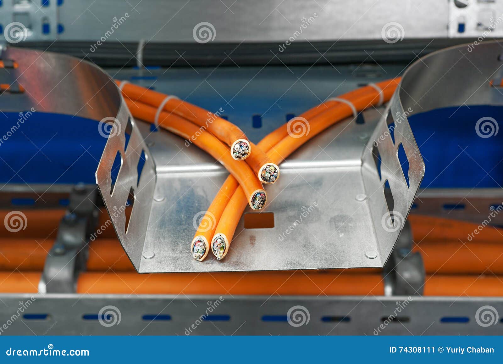 Electric cables stock image. Image of voltage, power - 74308111