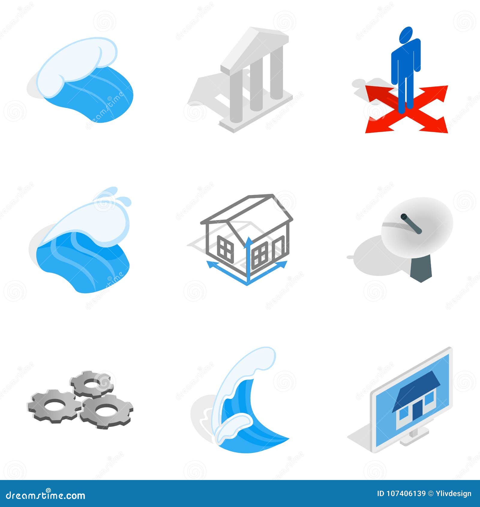 Electric Capacity Icons Set, Isometric Style Stock Vector ... Electric Capacity Icons Set, Isometric Style Stock Vector ...