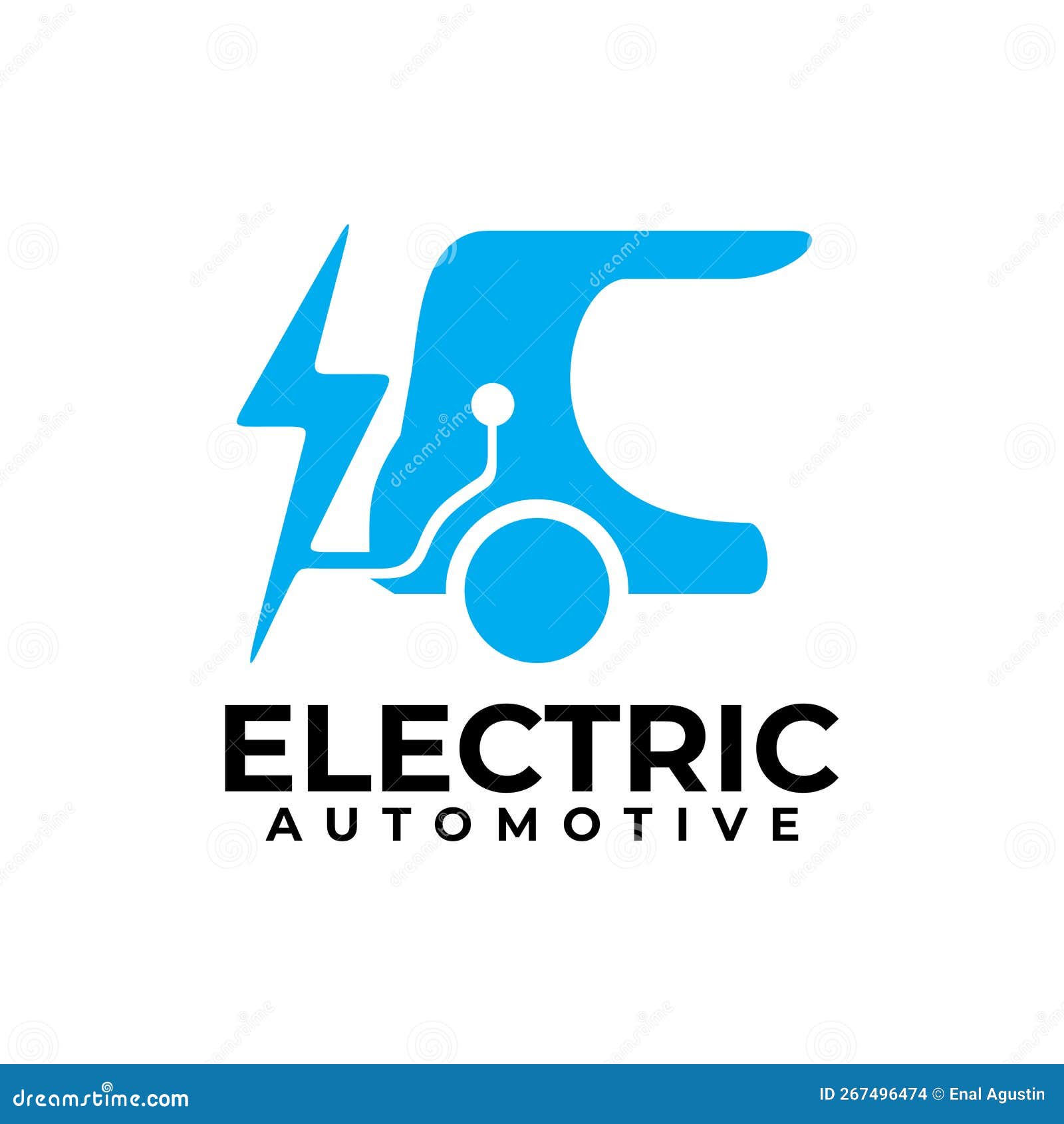 Electric Car Charger Logo Design Stock Vector - Illustration of ...