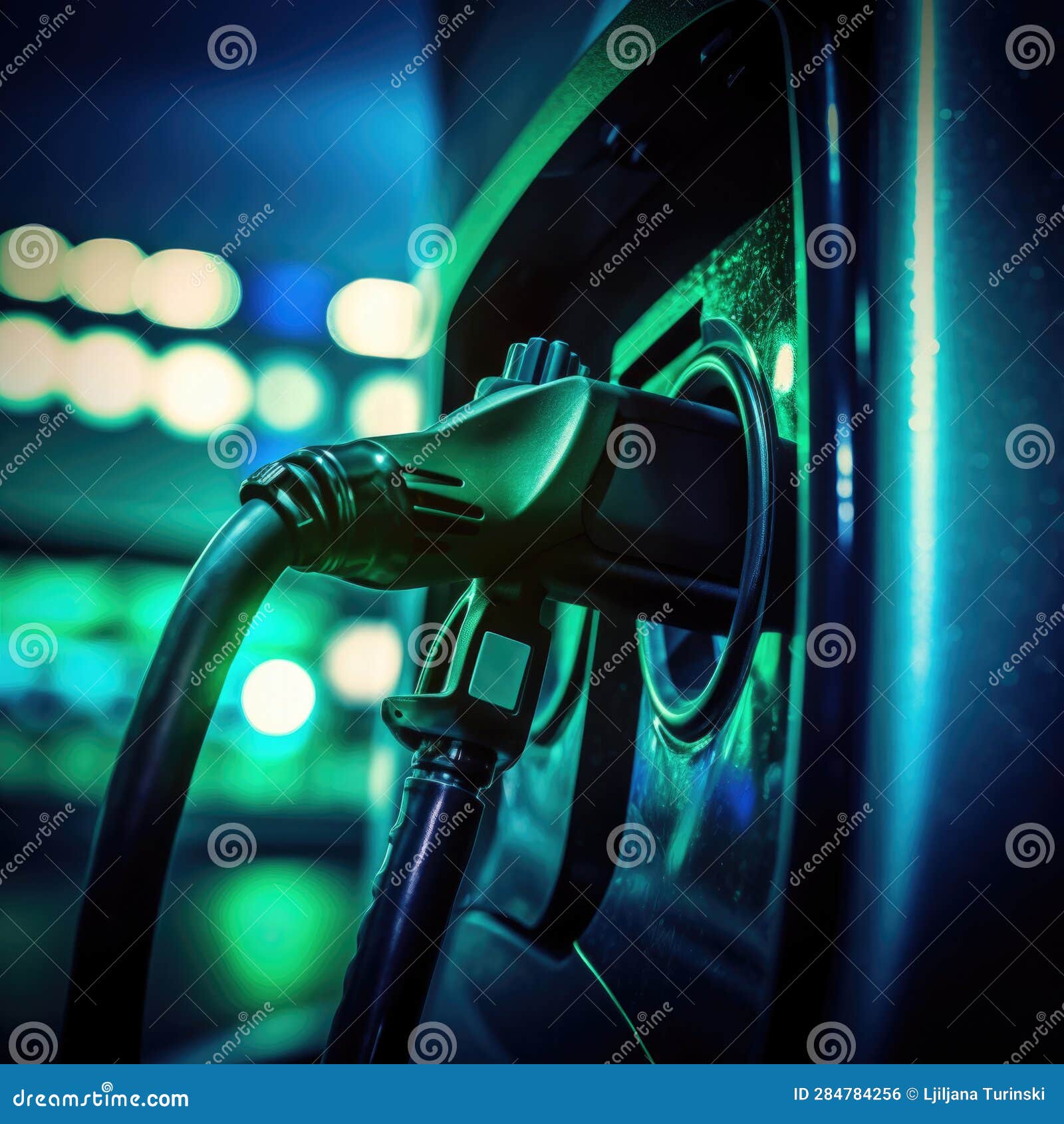 Electric Car Charging Background Stock Photo - Image of technology ...