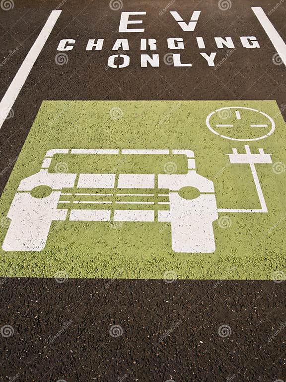 Electric Car Charging Bay stock image. Image of friendly - 26134859