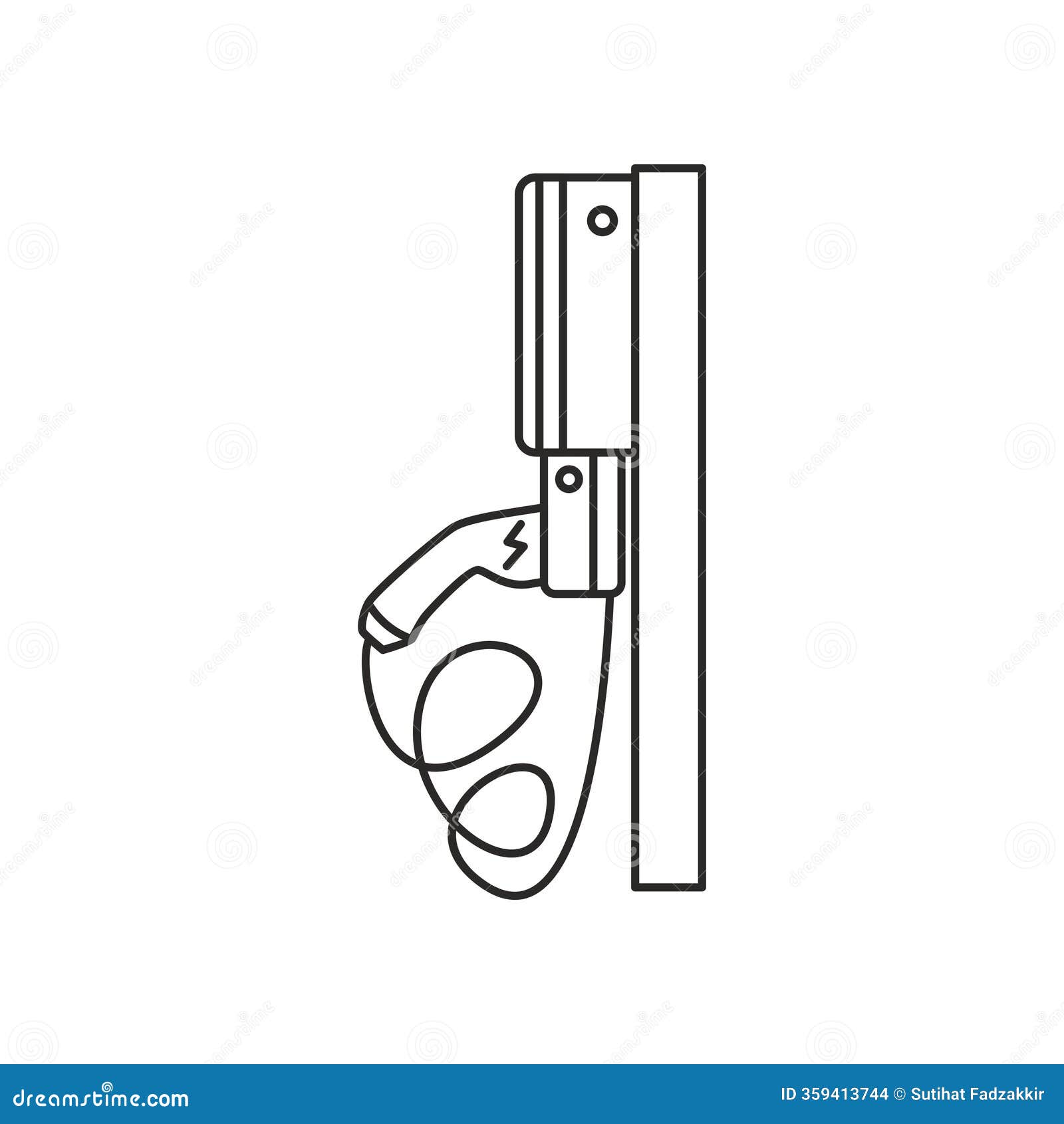 EV Station Pin, In Line Design, Green. EV, Station, Pin, Electric ...