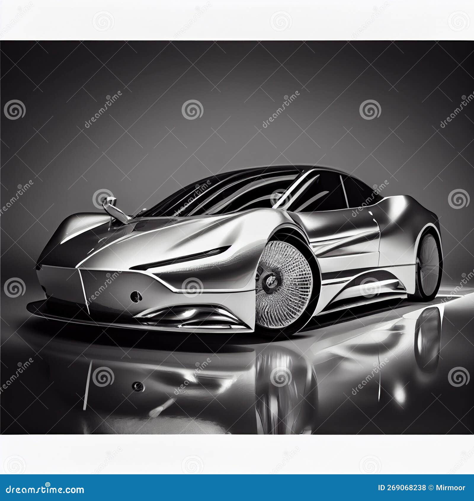 Electric car concept stock illustration. Illustration of autonomous ...