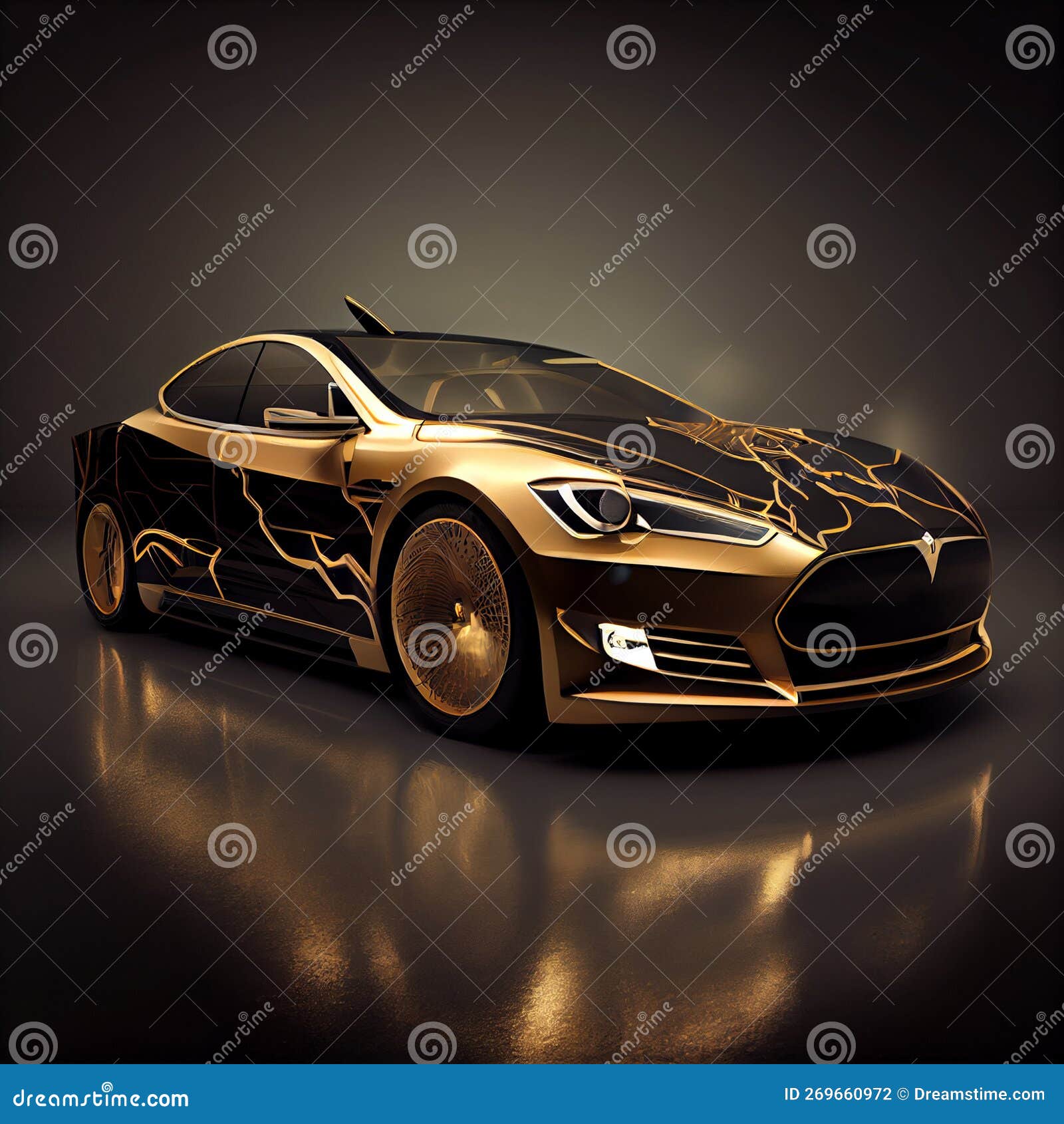 Electric car concept stock photo. Image of ecological - 269660972