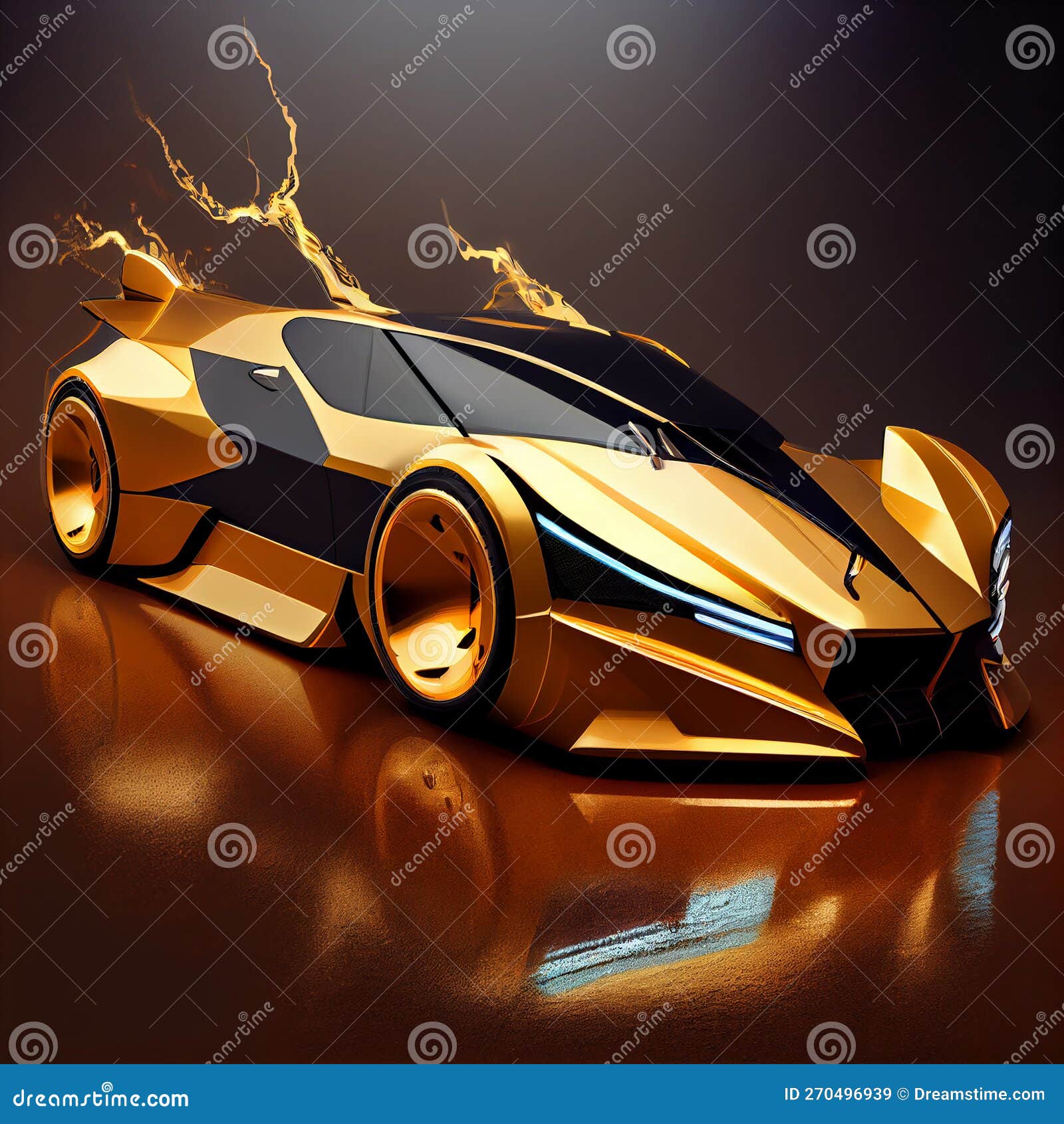 Electric car concept stock illustration. Illustration of charger ...