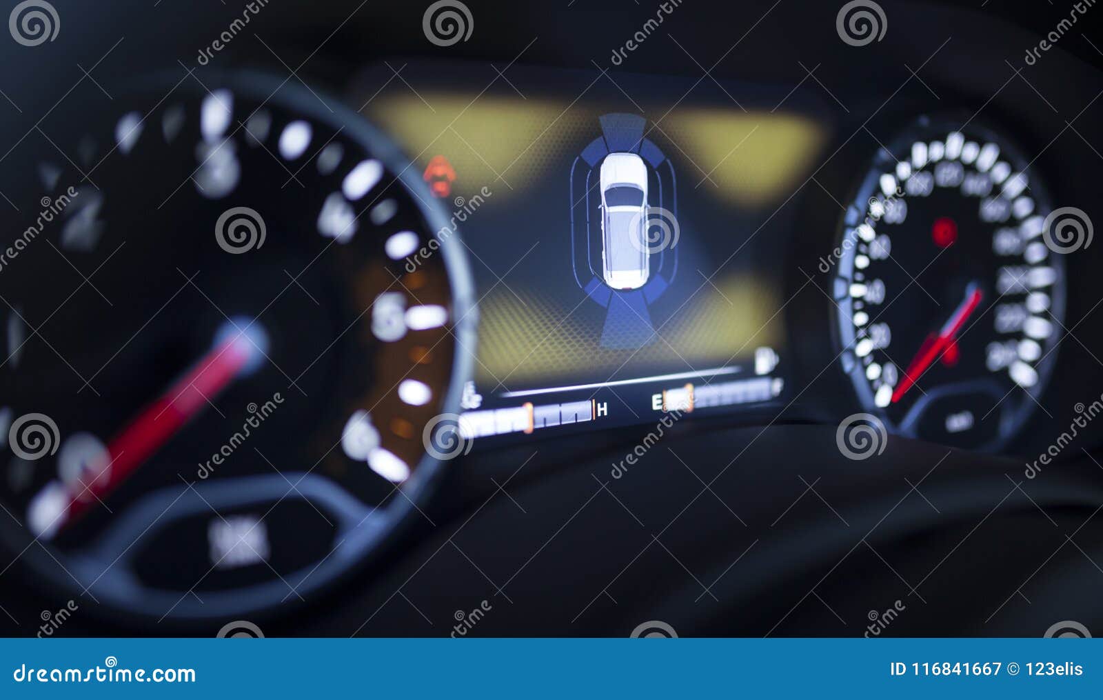 Electric car dashboard stock image. Image of transport - 116841667