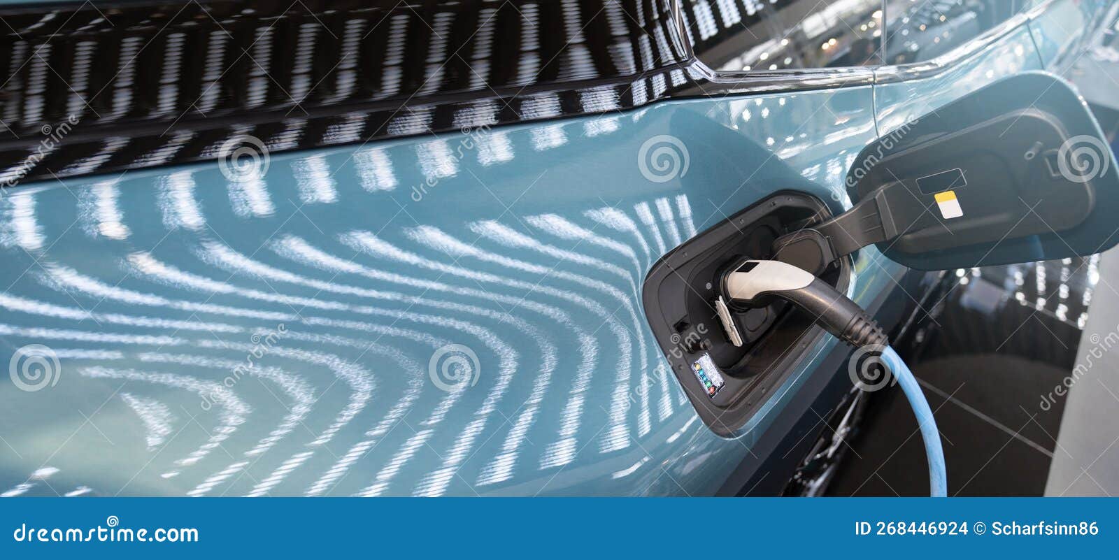 Electric car inlet stock photo. Image of inlet, power - 268446924