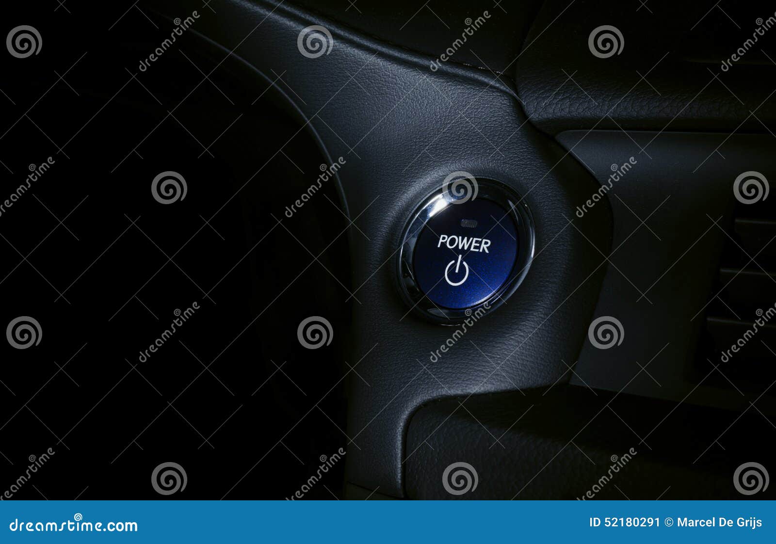 Electric car interior stock image. Image of power, auto - 52180291