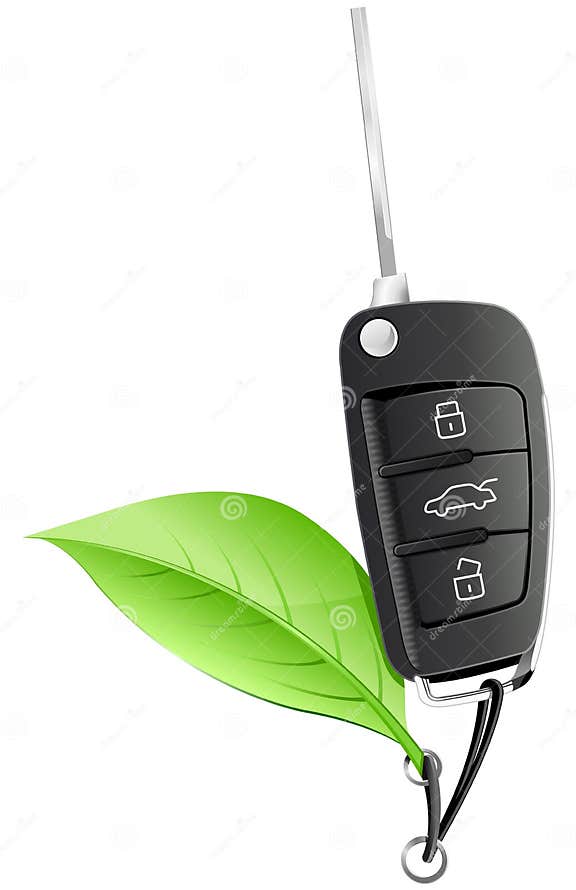 Electric Car Key stock vector. Illustration of accessory - 16036063