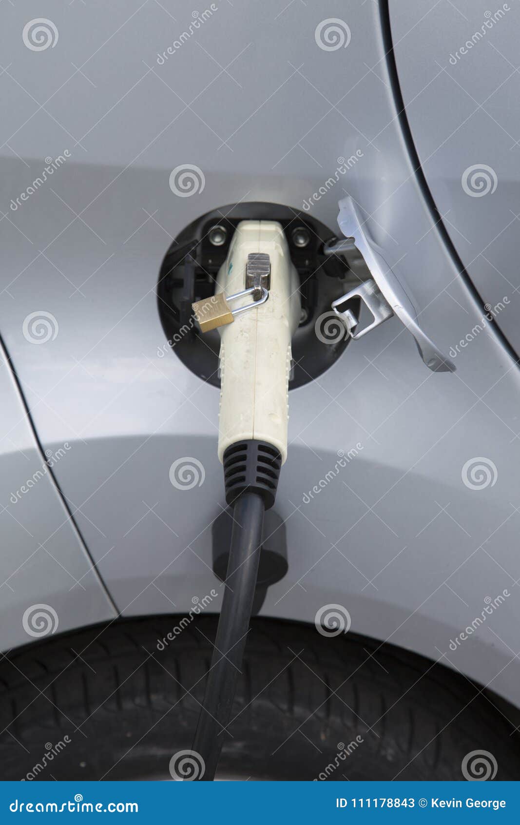 Electric Car Plug stock image. Image of connection, environment - 111178843