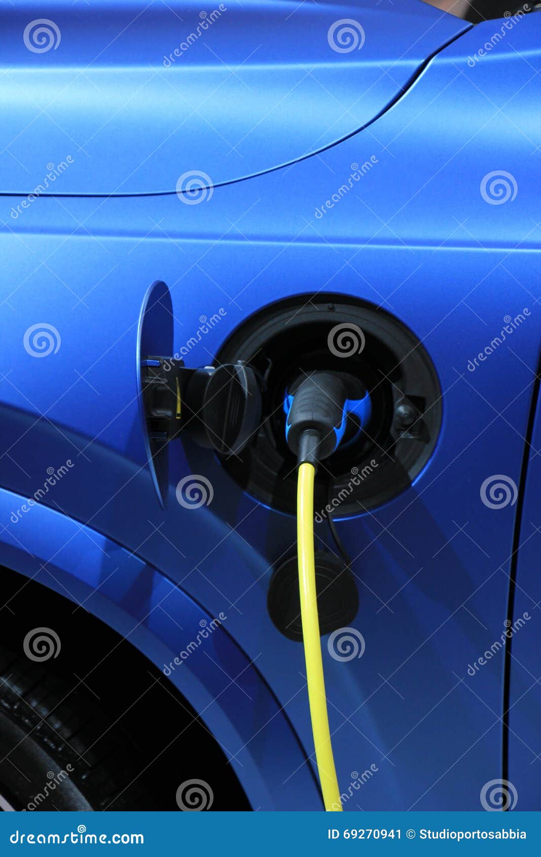 Electric car recharge stock image. Image of friendly - 69270941