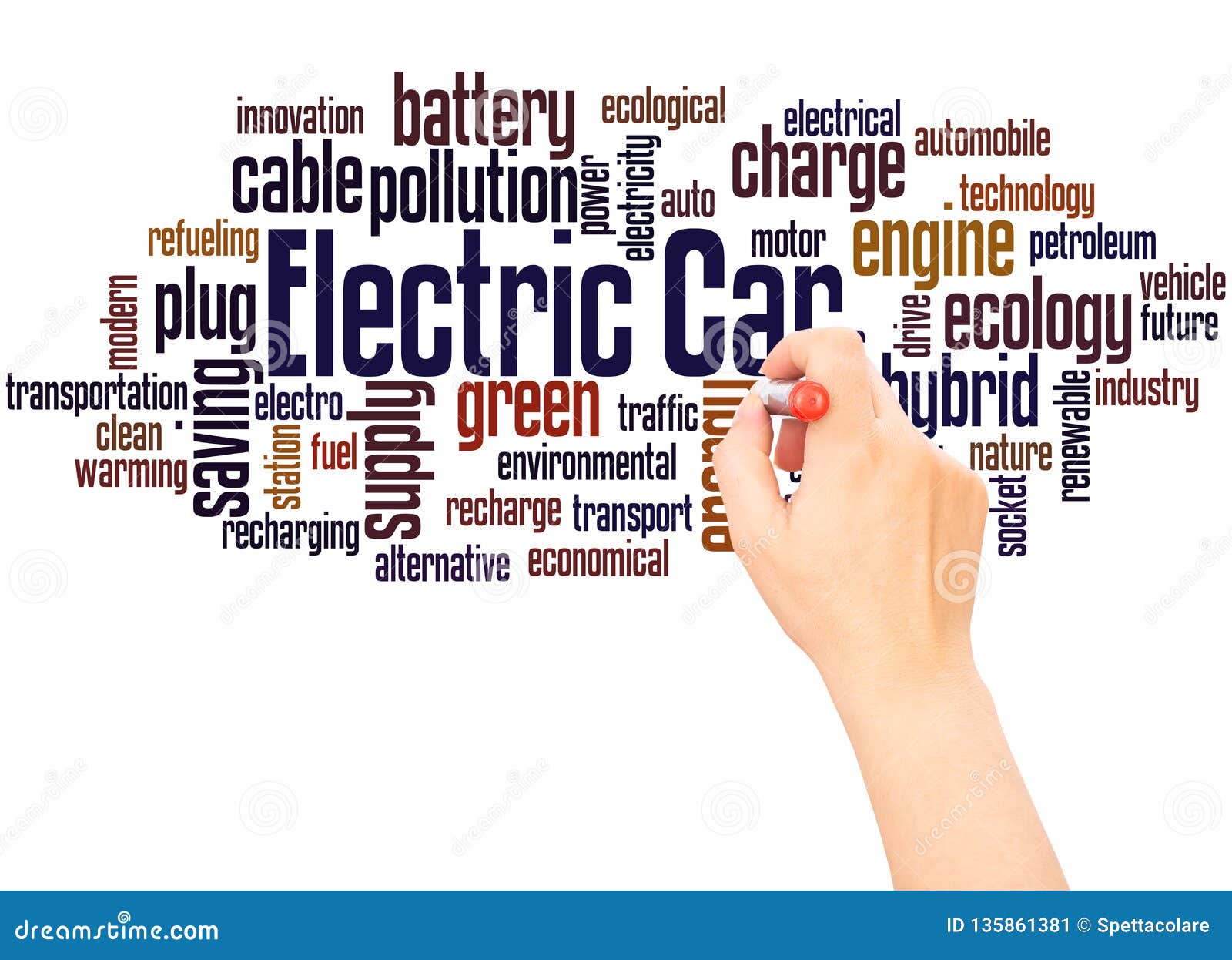 ELECTRIC Word Written On Glossy Blocks Isolated On White Background ...