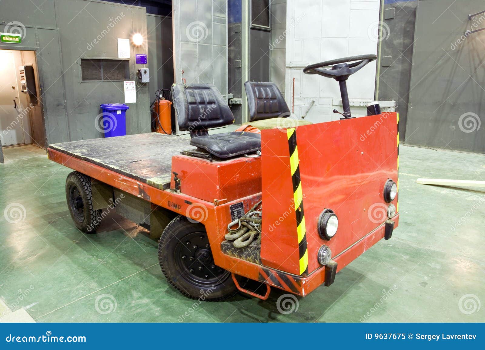 Electric cart stock image. Image of work, scenery, film - 9637675