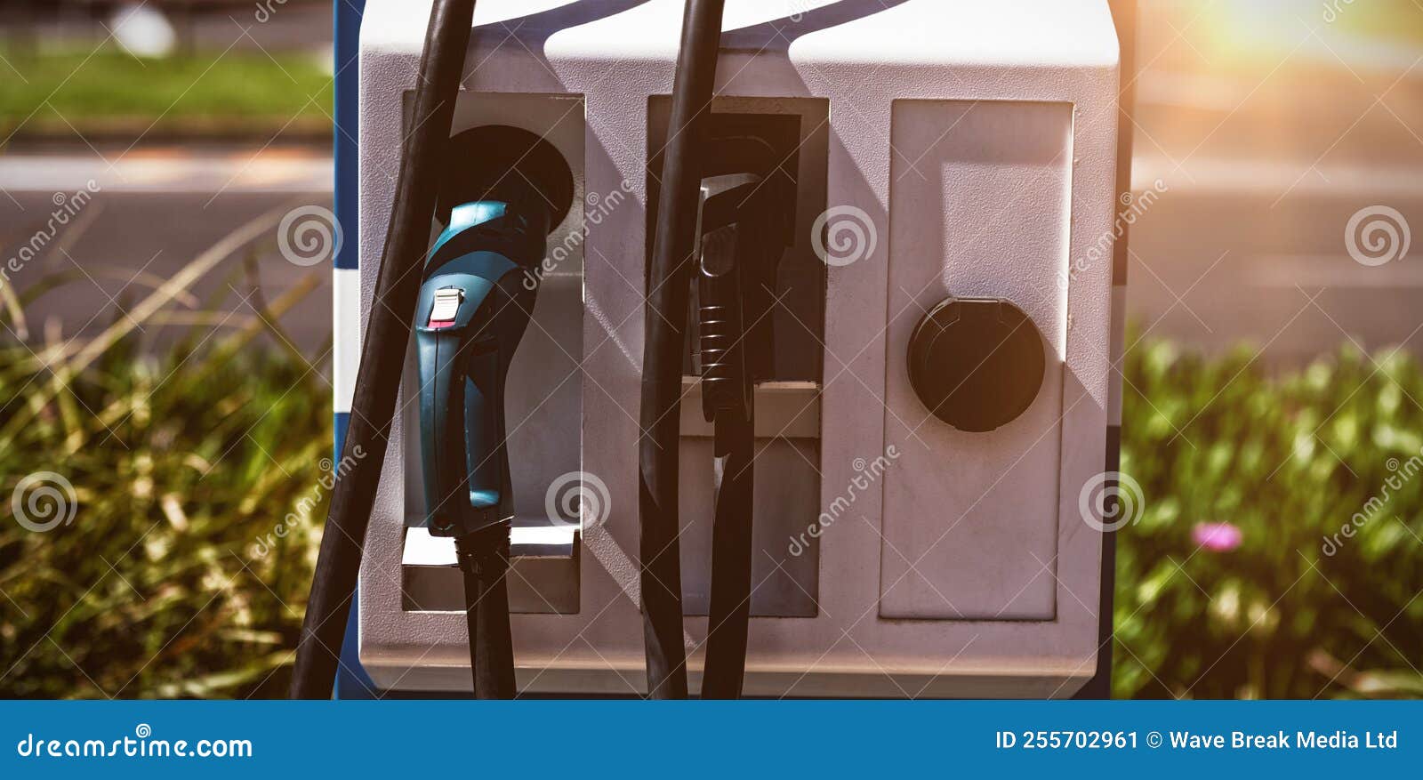 Electric Charging Point at Charging Station Stock Image - Image of ...