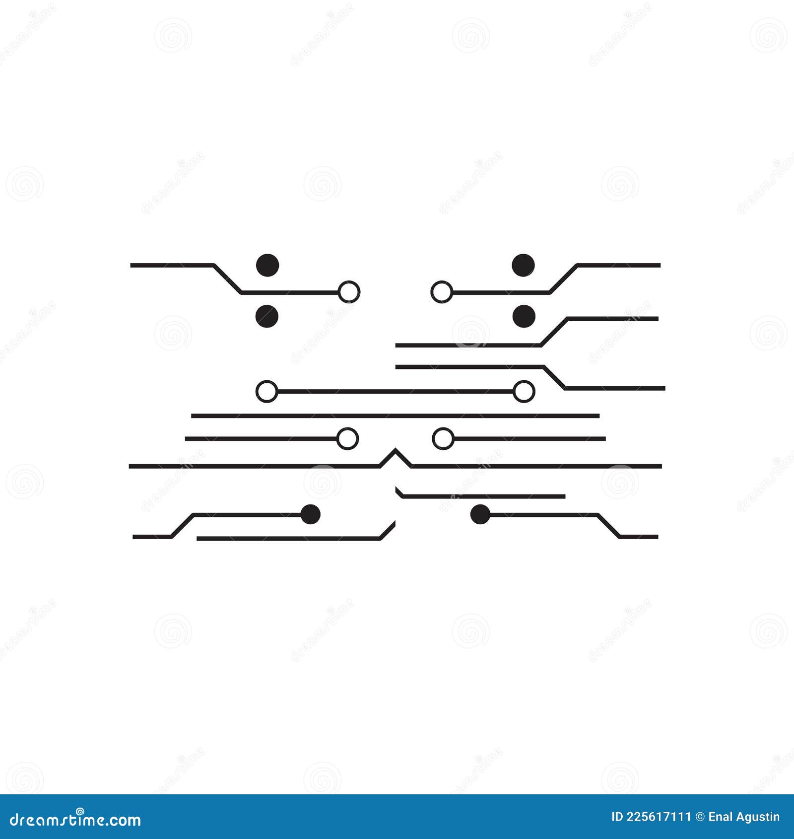 Electric Circuit Vector Logo Design Template Stock Vector ...