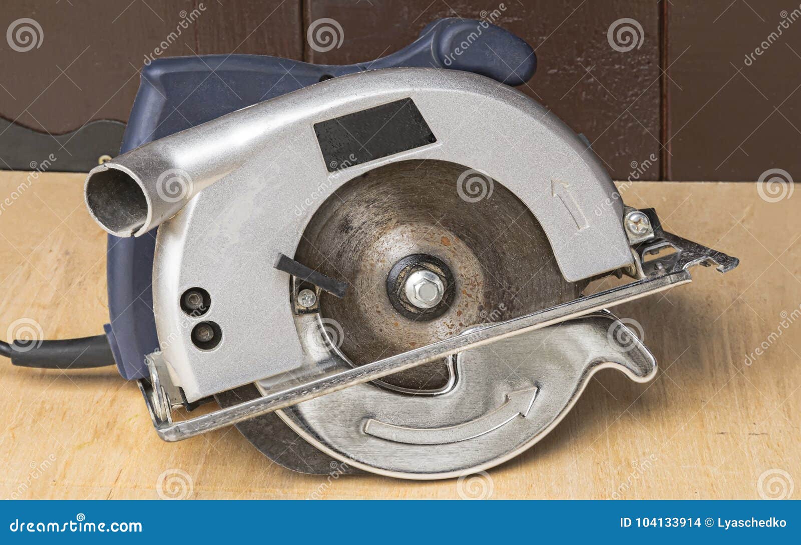 Electric circular saw . stock photo. Image of industry - 104133914