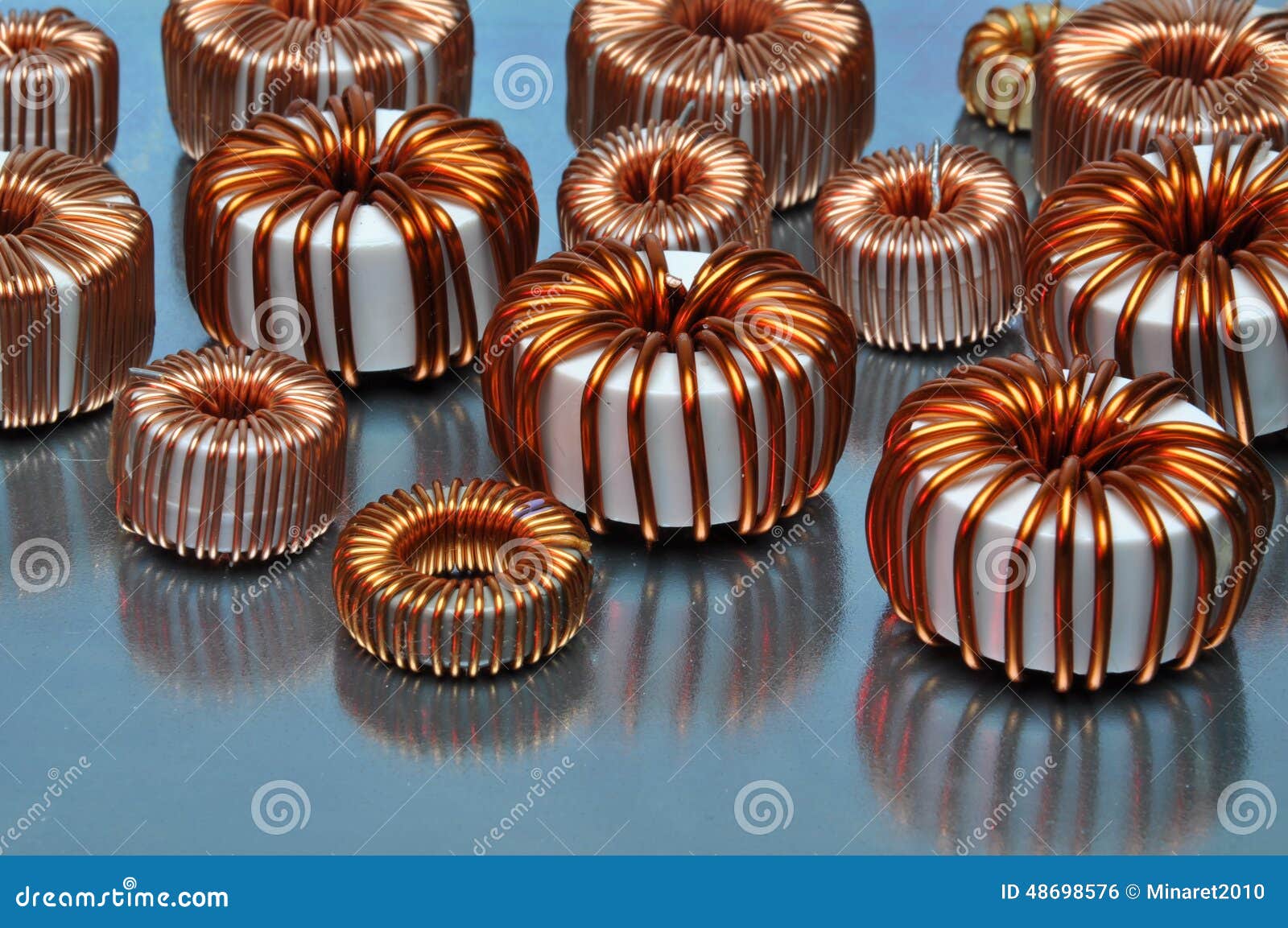 Electric coils stock photo. Image of electricity, energy - 48698576