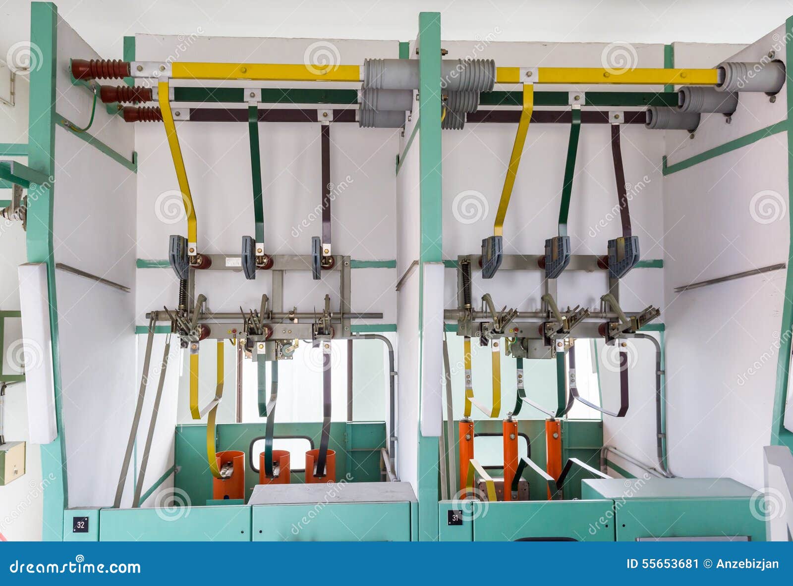 Electric connection lines stock image. Image of control - 55653681